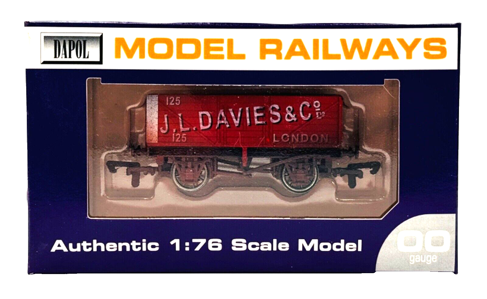 DAPOL 00 GAUGE - J.L DAVIES & CO LONDON PLANK WAGON 125 (W) (LIMITED E ...