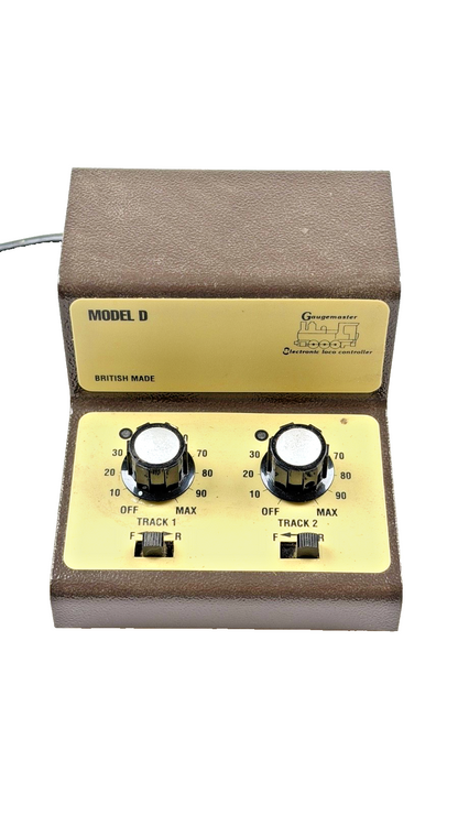 GAUGEMASTER 00 GAUGE - "MODEL D" TWO 2 TRACK DC CASED CONTROLLER - UNB ...