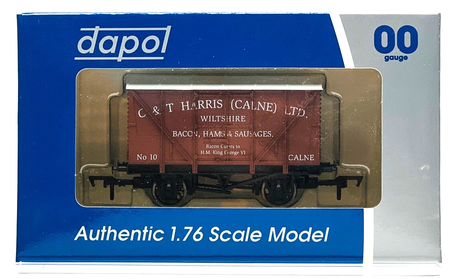 DAPOL 00 GAUGE - C&T HARRIS (CALNE) WILTSHIRE BACON HAM 10 (BURNHAM LI ...